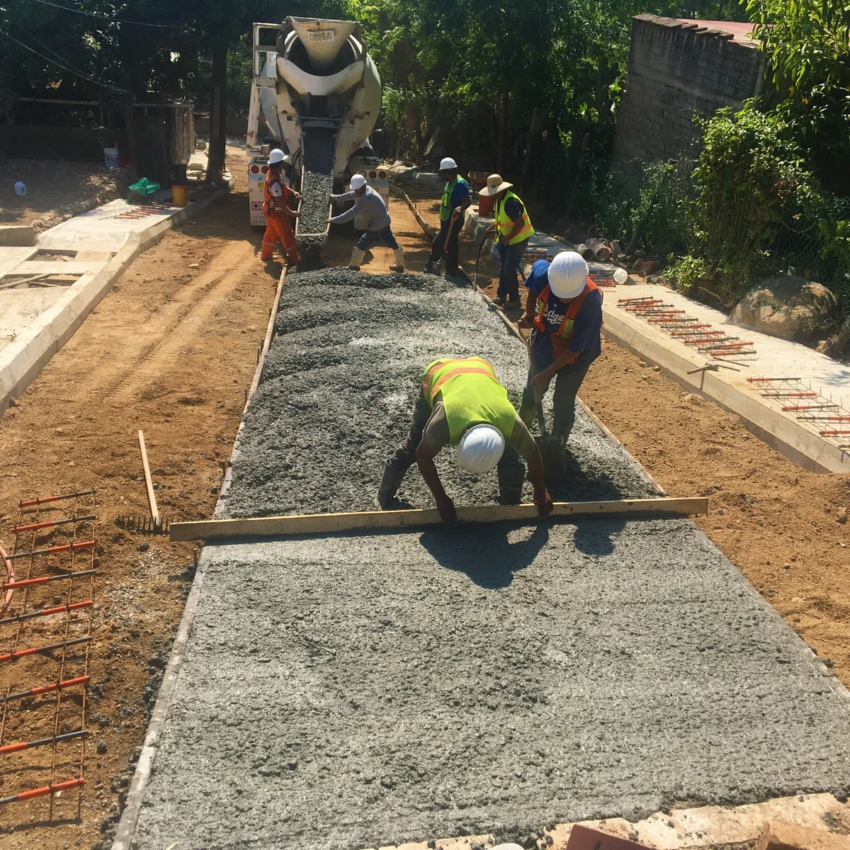 Pavimentación de calles municipales - Grupo Terramar